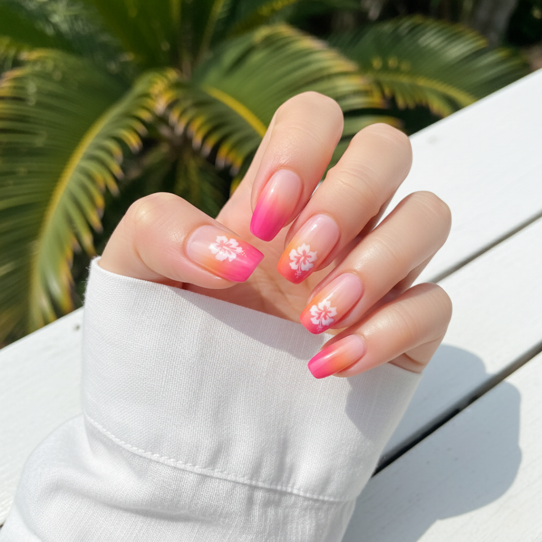 'Miami' Gel Nail Stickers – Pinx Nails