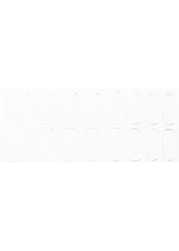 'Clear (STOP NAIL BITING)' Gel Nail Stickers – Pinx Nails