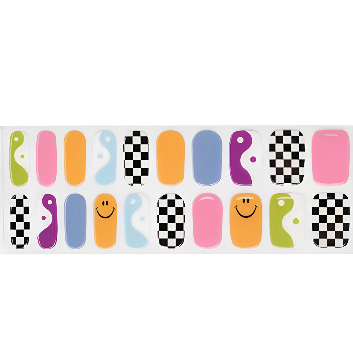 All Smiles Gel Nail Stickers Pinx Nails
